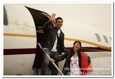 sultanmuzaffar: Ashraff Sinclair & Bunga Cinta Lestari Tiba Di Kuala ...