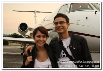 sultanmuzaffar: Ashraff Sinclair & Bunga Cinta Lestari Tiba Di Kuala ...