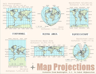 Geography 7: Intro to GIS: Lab 5: Map Projections