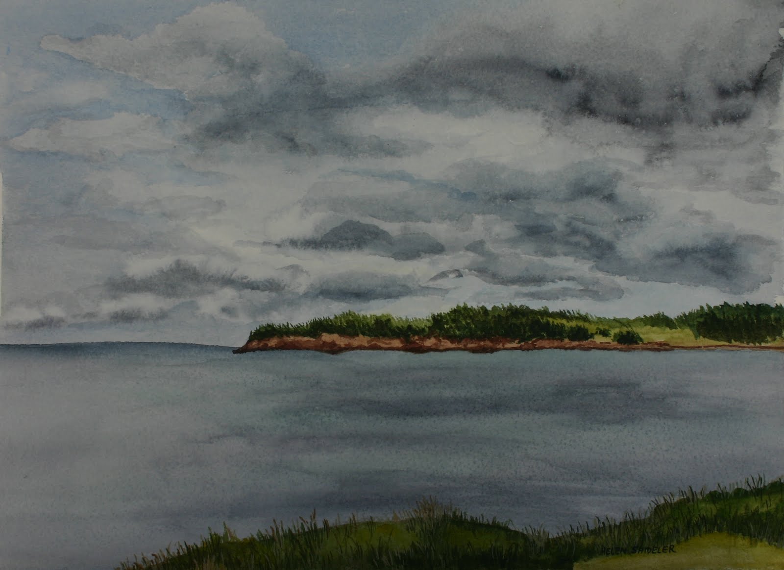 Colorful Life by Helen Shideler: Plein Air painting in PEI