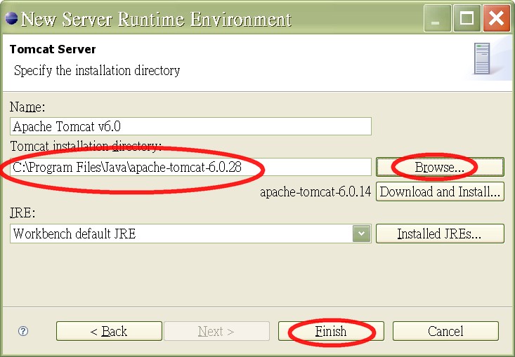 Cl 在eclipse 下以 Tomcat Server 進行 Mysql Database 存取之 Wtp Web Tools