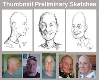 William Fiesterman One Painting or Drawing Per Day: Caricature of Jim Fye