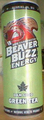 Caffeine King: Beaver Buzz Green Tea Energy Drink Review