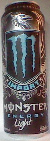 Caffeine King: Monster Import Light Energy Drink Review