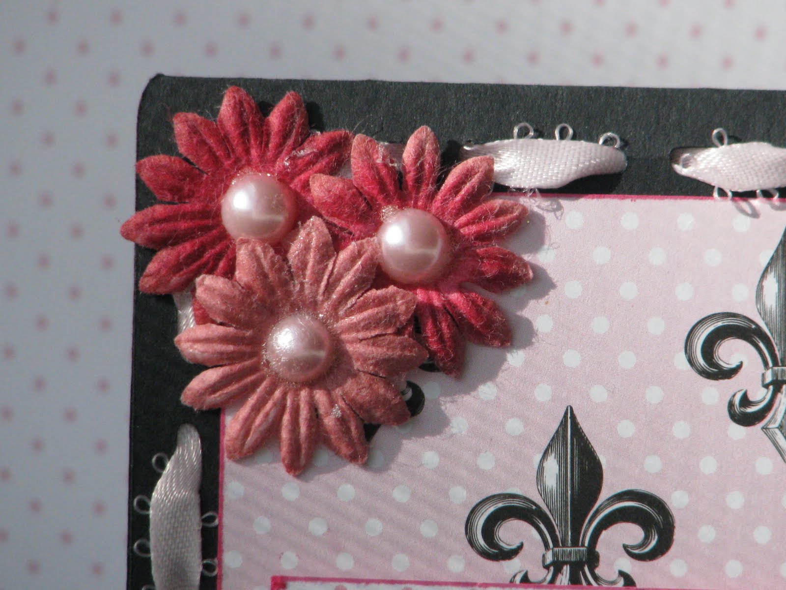 Maria Elena's Happy World: Baby Shower card - CWC: Flowers/ Tarjeta de ...