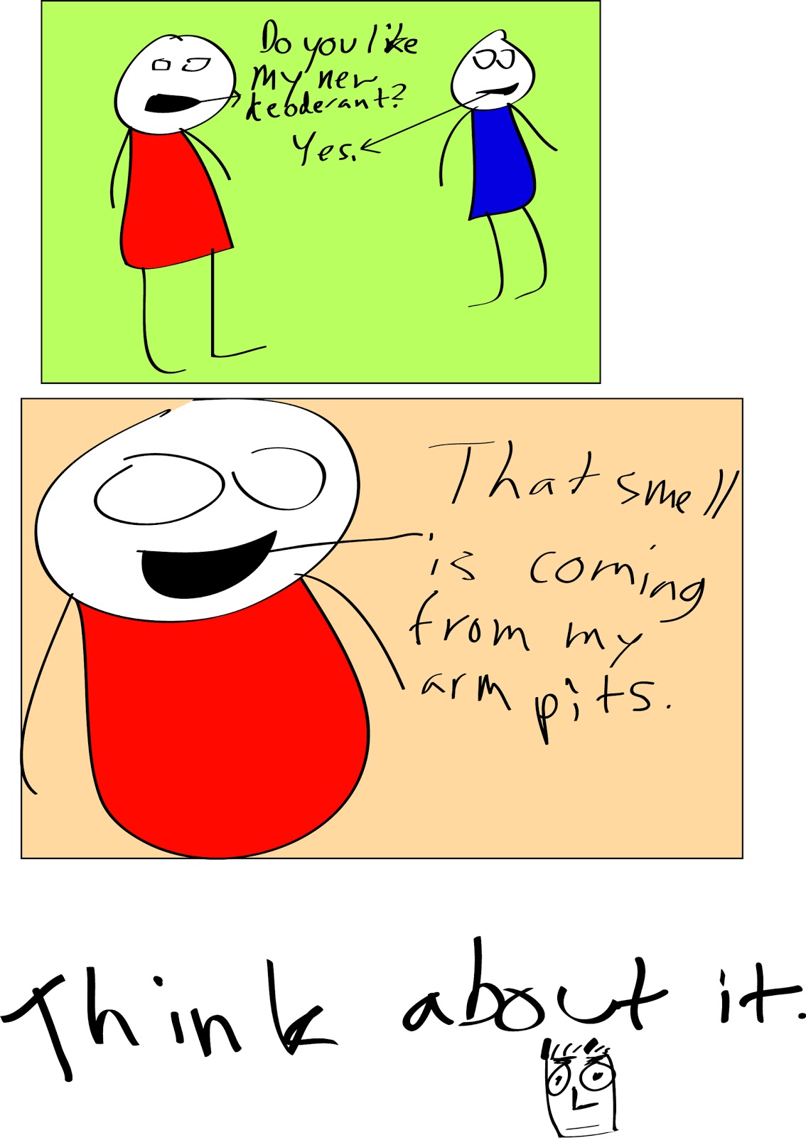 Petey's Funhouse: Think about it. Think. About. It.