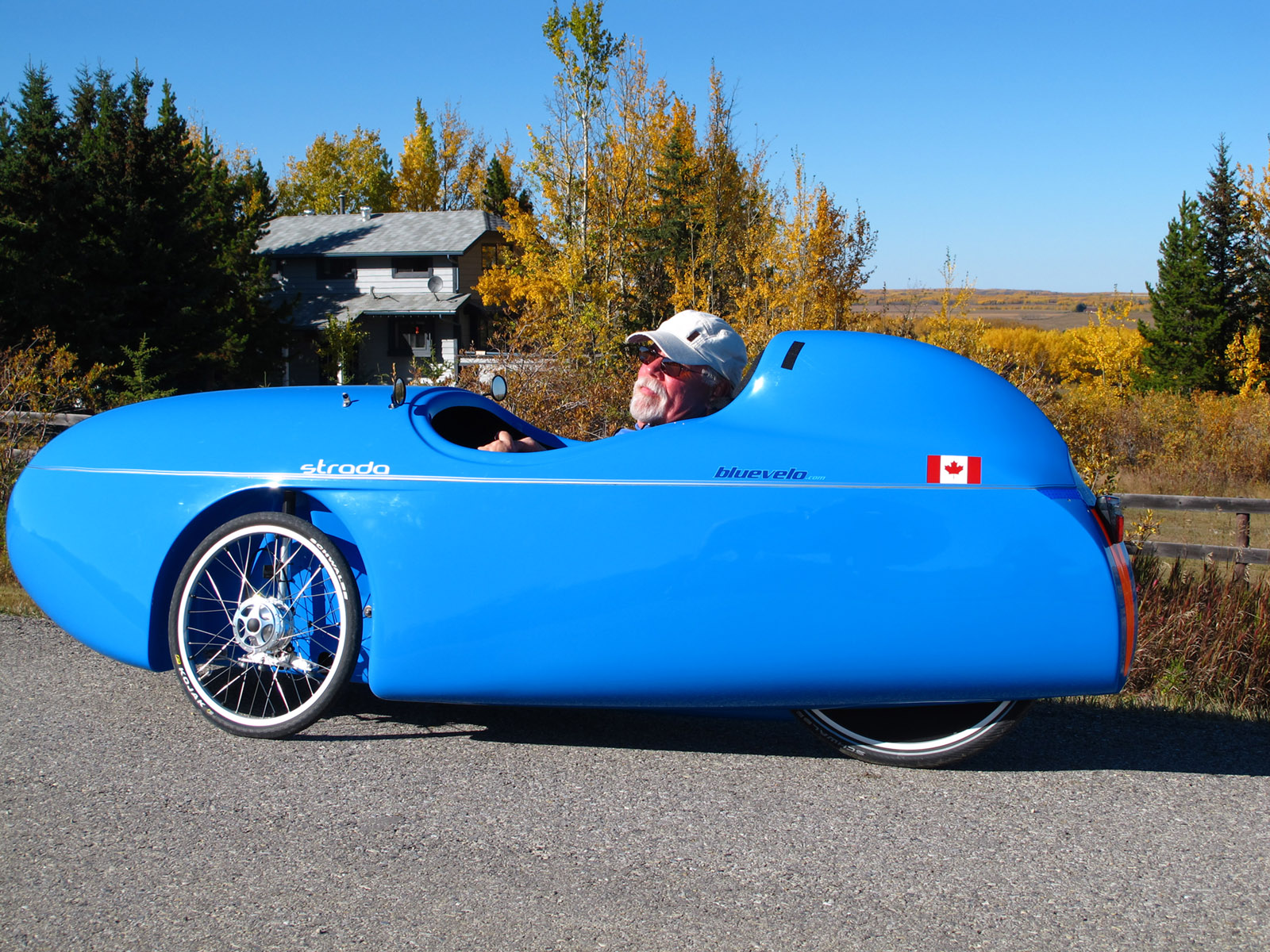 Blue Strada #009 Velomobile