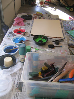 Lorrie Grainger Abdo: Paste Painting - How to do it