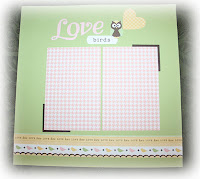 Hand Stamped By Heather Wright-Porto: Scrapbooking Layouts - Love Birds ...
