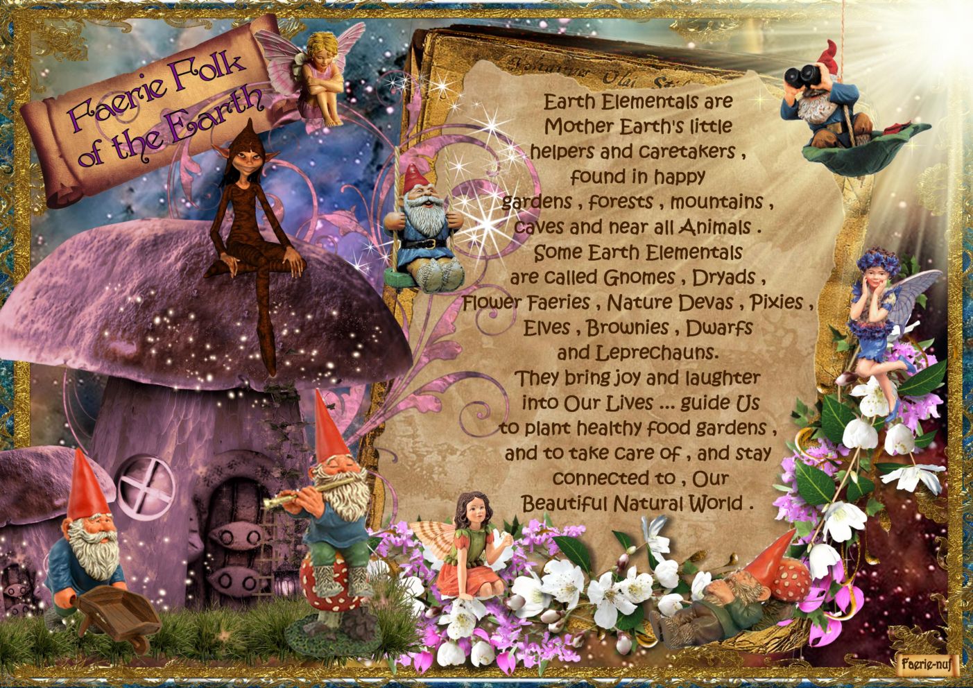 Faeries 4 Children: THE 4 DIFFERENT KINDS OF FAERIE FOLK , AND THEIR ...