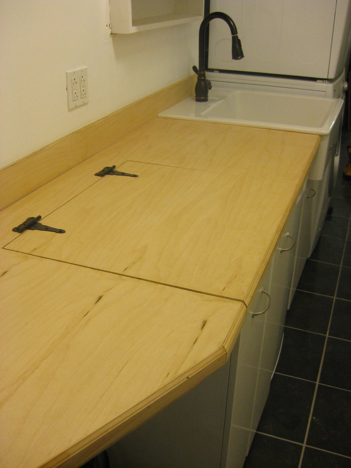 our brooklyn home.: laundry room counter