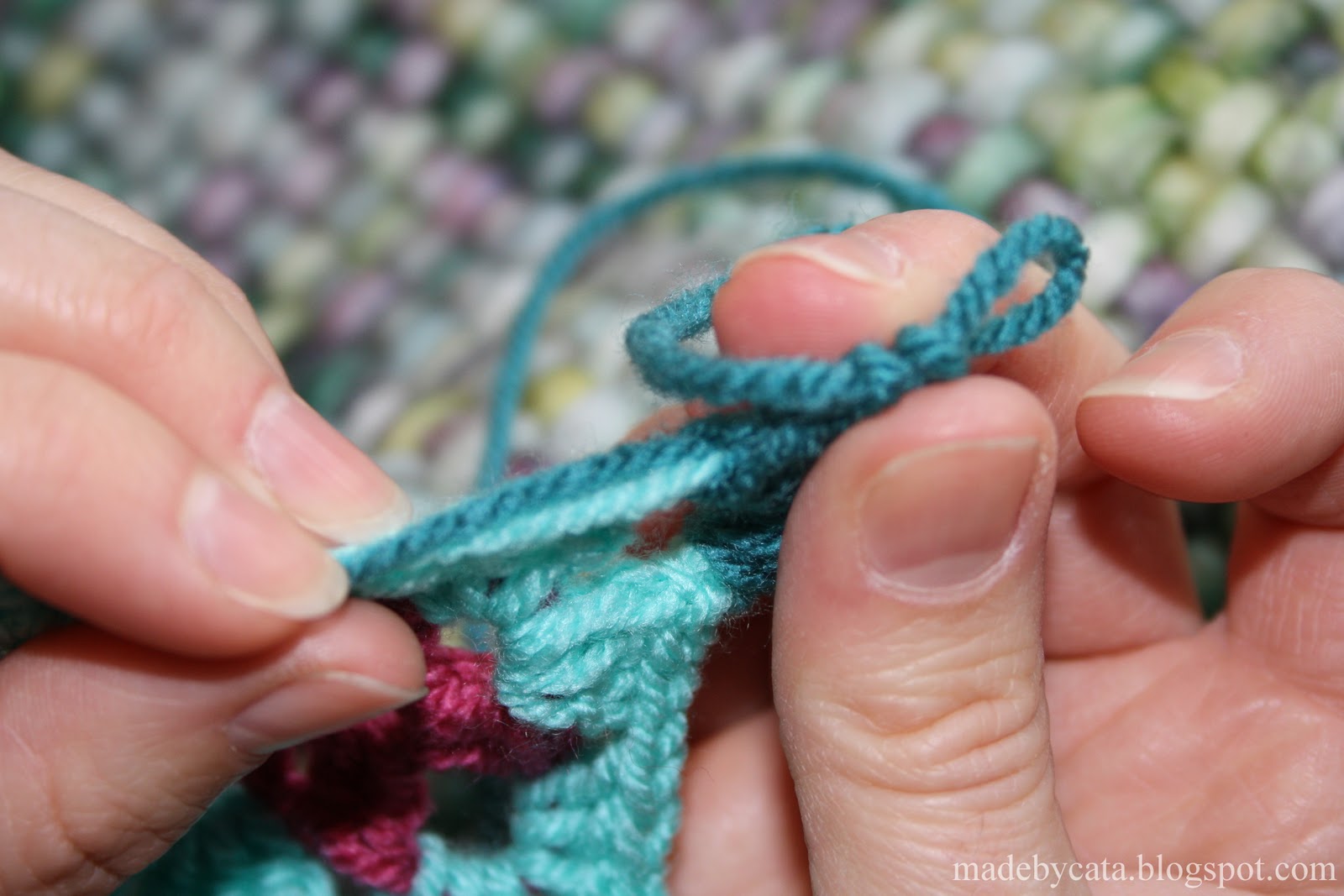 madebycata: Granny Square Tutorial for beginners!