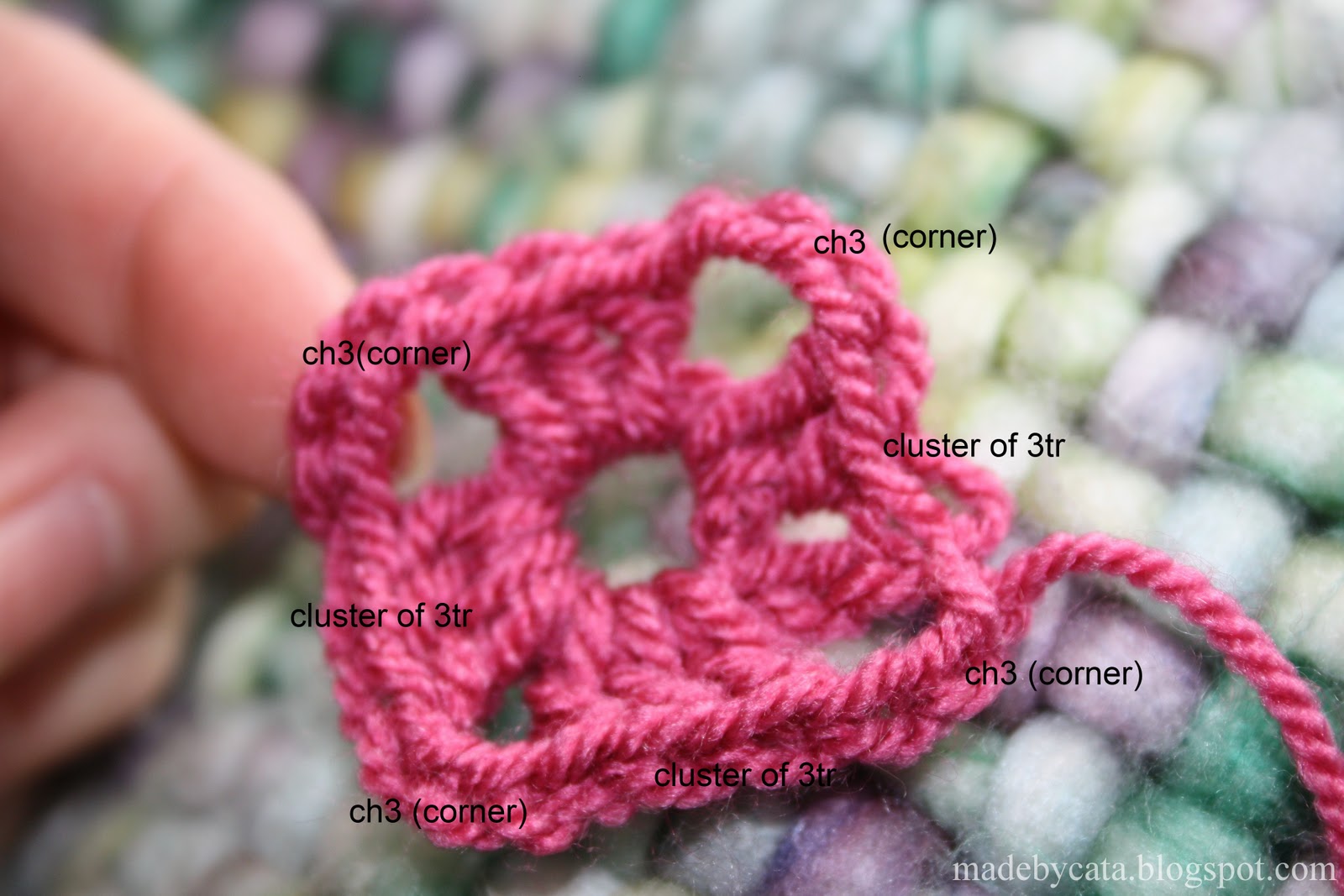 madebycata: Granny Square Tutorial for beginners!