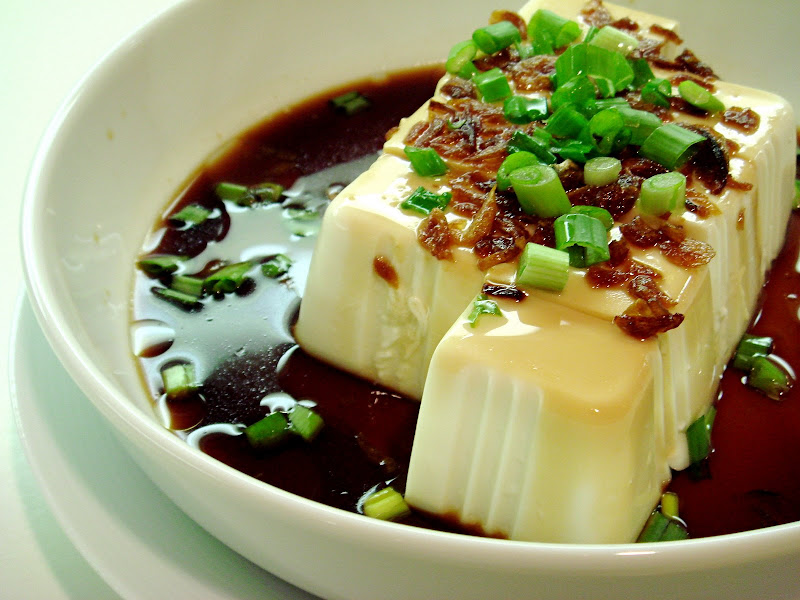 Chilled Tofu With Soy Sauce
