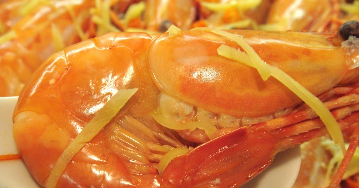 Steamed Spot Prawns