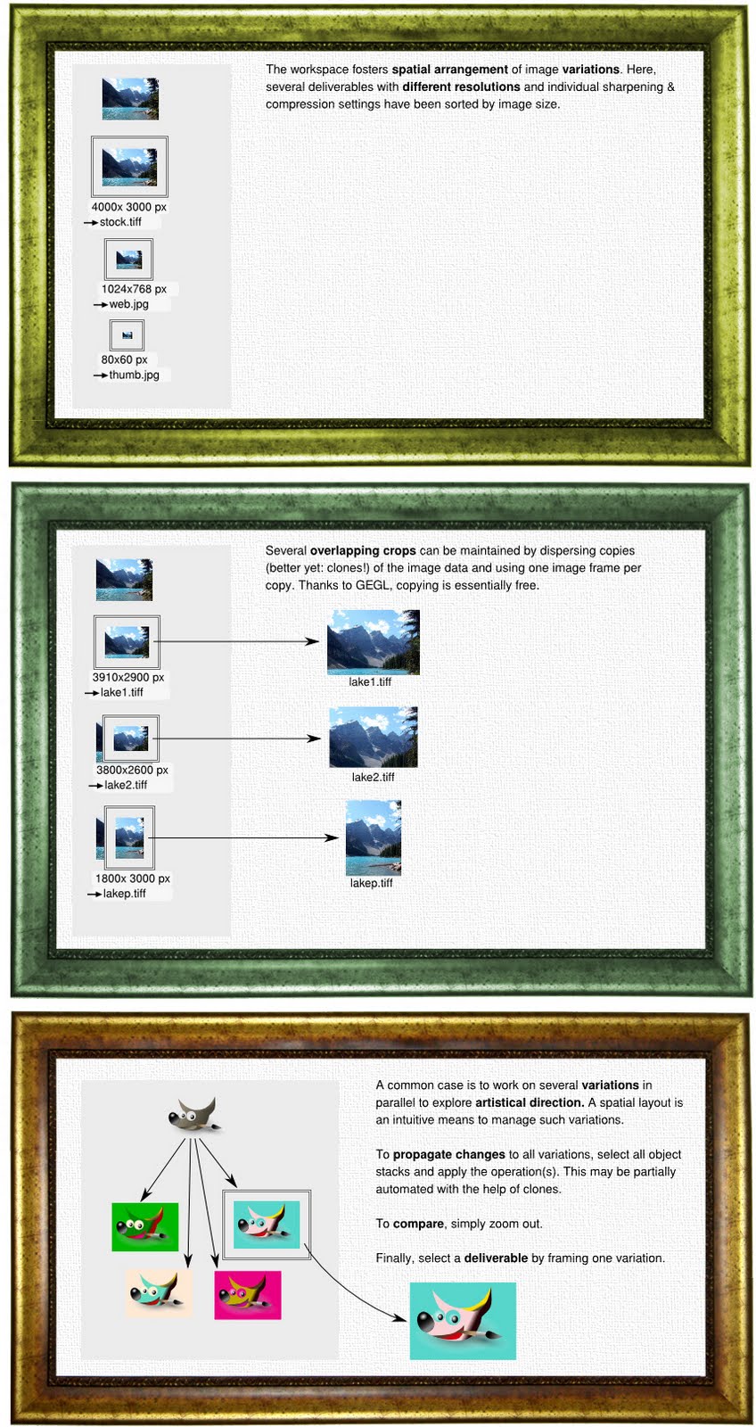 GIMP UI brainstorm: 2010