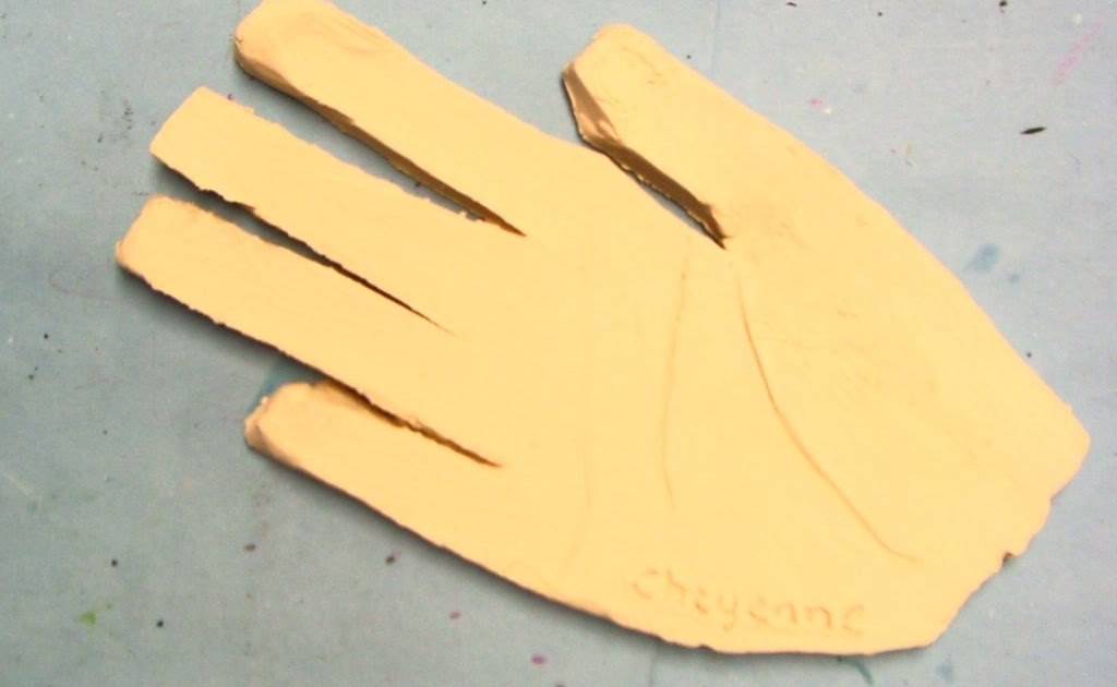 Primary Art: Clay Hands