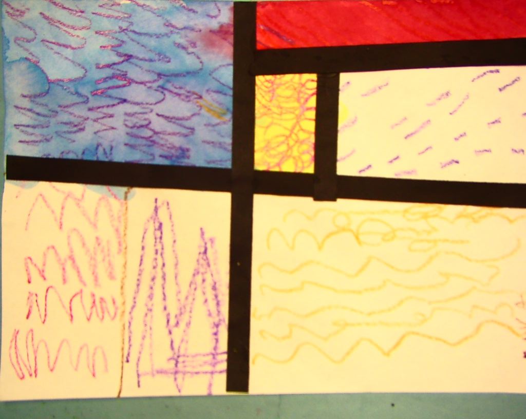 Primary Art: Kindergarten Piet Mondrian