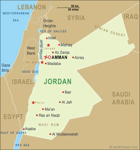 A la découverte de la Jordanie: Où se trouve la Jordanie