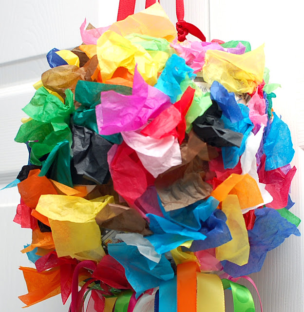 The Purple Pug: It all started with the pinata...A Very Colorful Christmas.