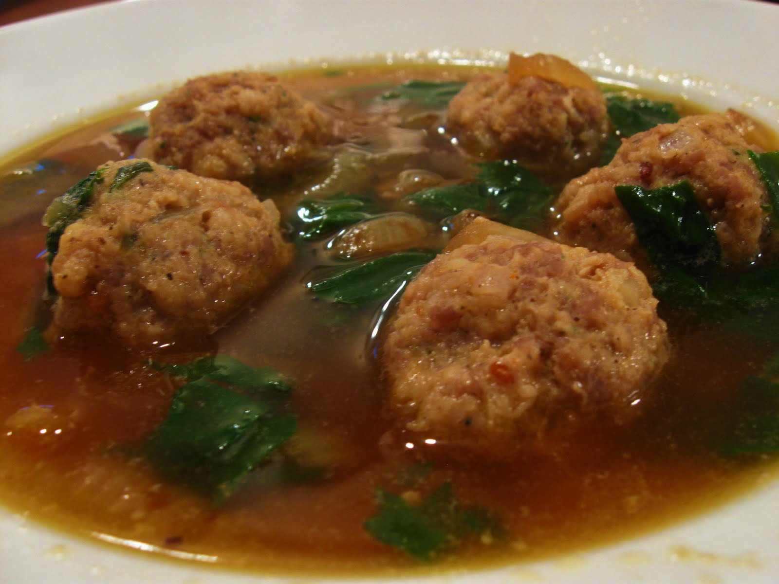 Dutch Meatball Soup