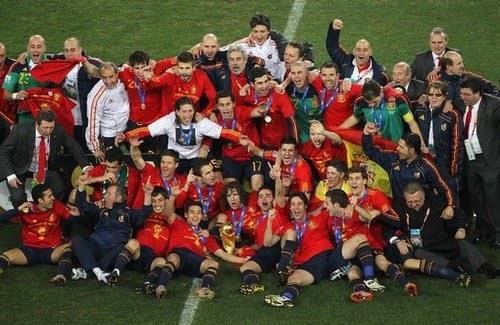 Sarah blogs...: Spain win The World Cup