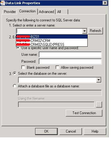 The Microsoft Platform: Test a remote SQL Connection very quickly and easy