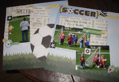 Scrap with Style: Soccer Page Layout