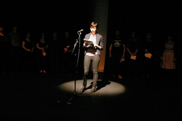 AHM: photos from the manifesto performance at the AHM Symposium