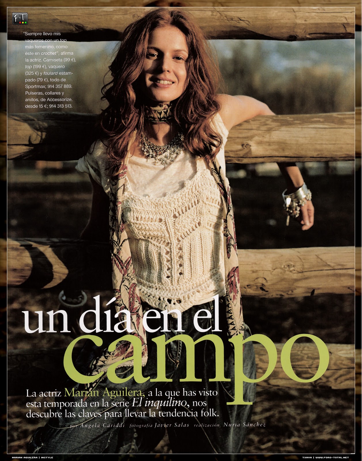 Marián Aguilera Fan Page: Marian Aguilera in InStyle (2004)