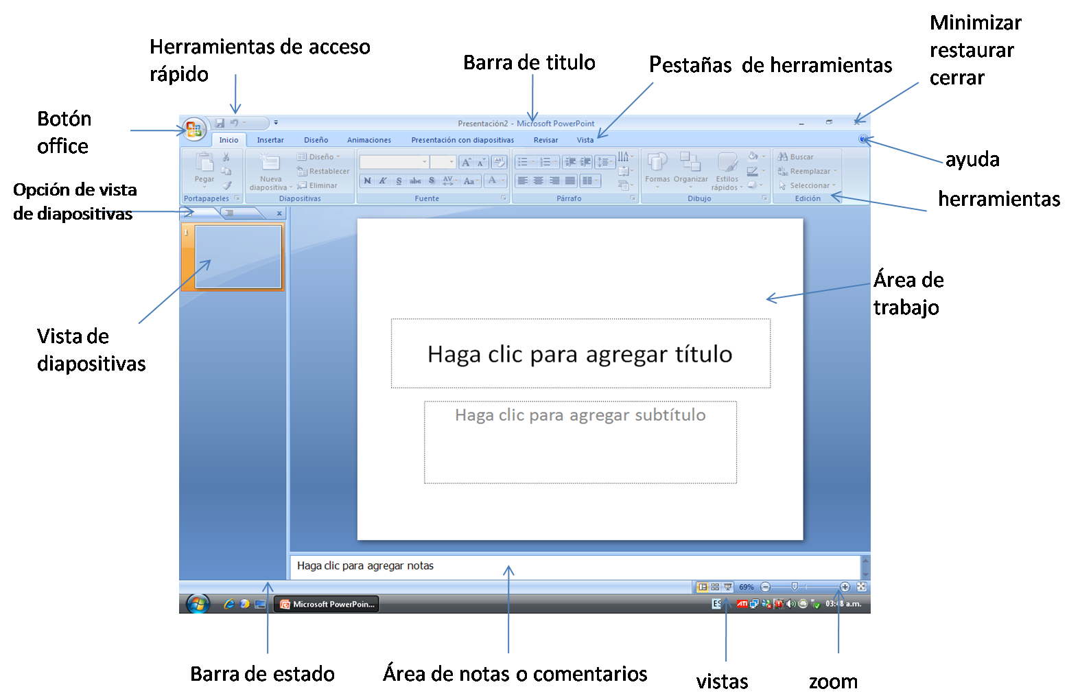 Conociendo La Ventana Principal De Powerpoint 2010 Youtube Conociendo La Ventana Principal De Powerpoint 2010 Youtube