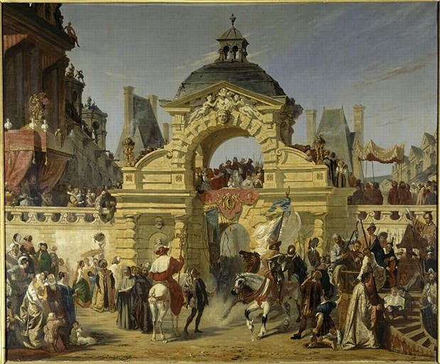 Le Trône Et Lautel Tableaux De Louis Xiii Roi De France Et De