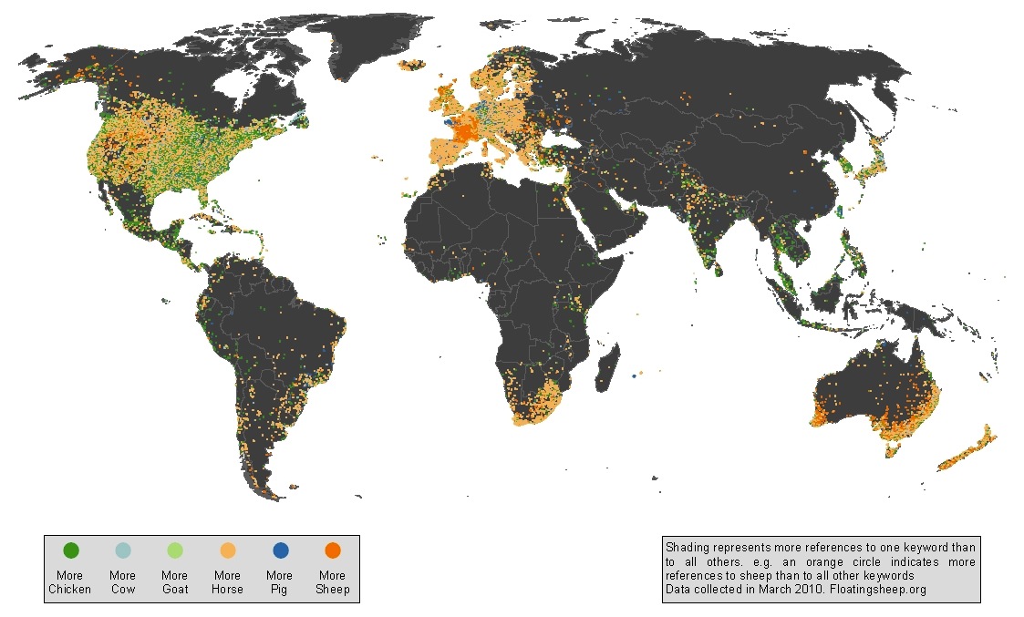floatingsheep: Sheep Happens: Finding the "Big Six" of the Farmyard