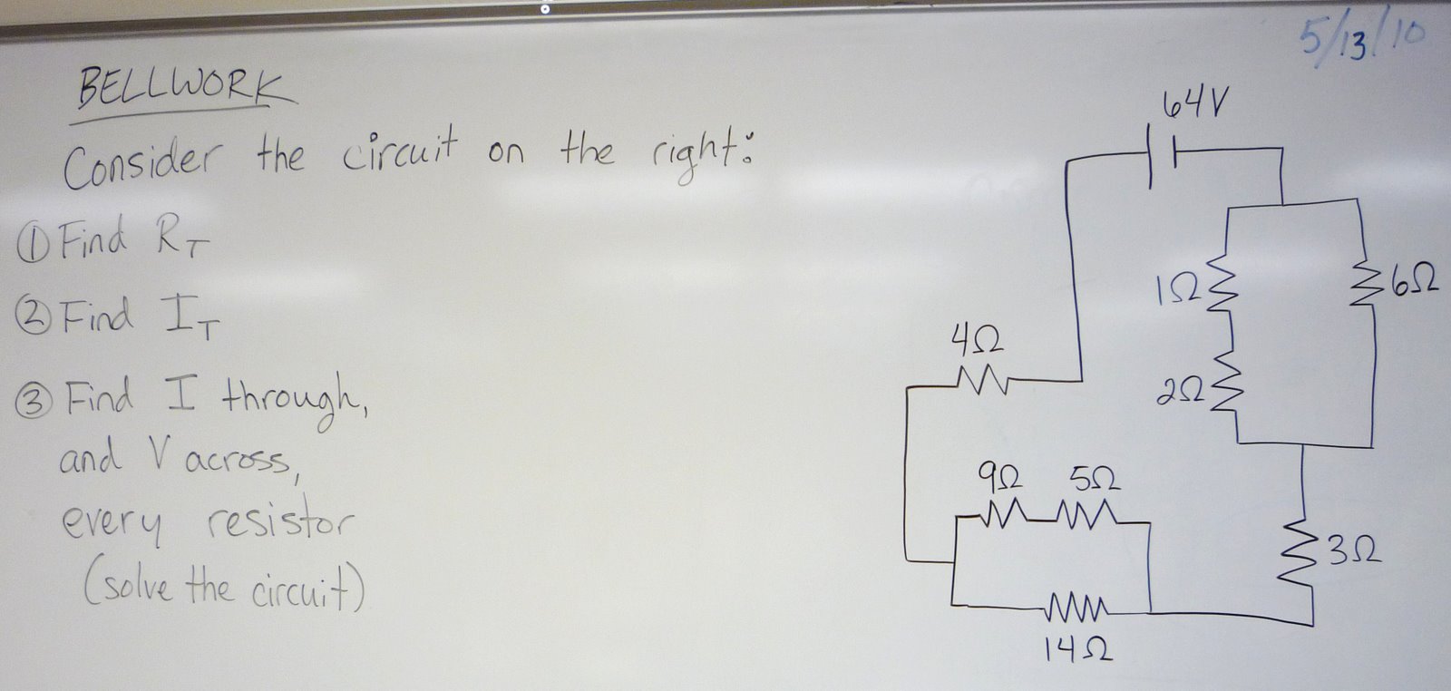 Physics at Desert View High School: Compound Circuits Practice