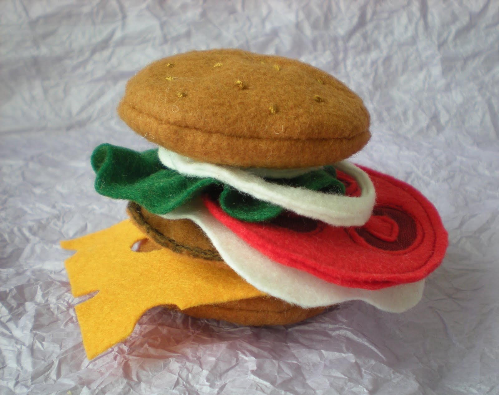 Lily Bird Studio's blog: Tutorial: Felted Hamburger