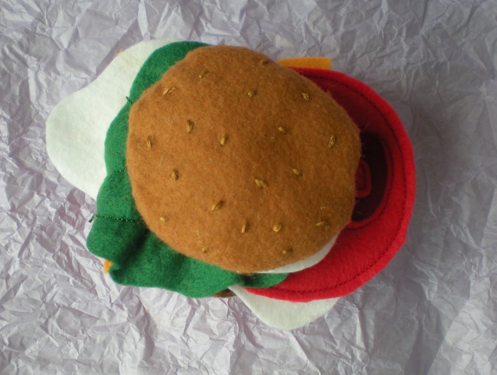 Lily Bird Studio's blog: Tutorial: Felted Hamburger