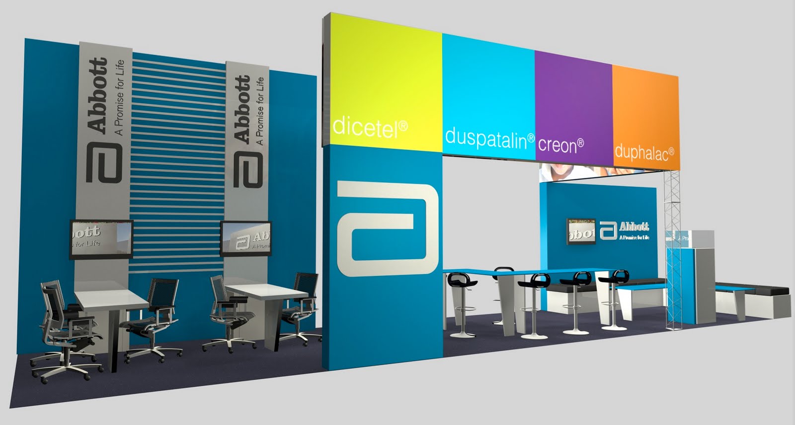 speakers DESIGNQUITO: stand abbott gastro