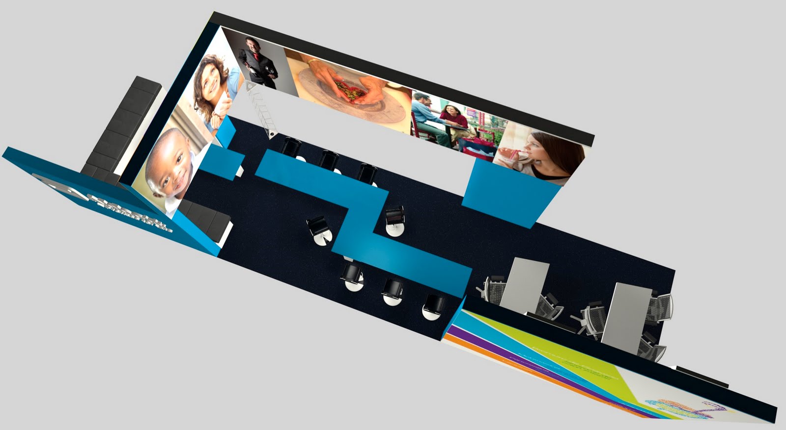 speakers DESIGNQUITO: stand abbott gastro