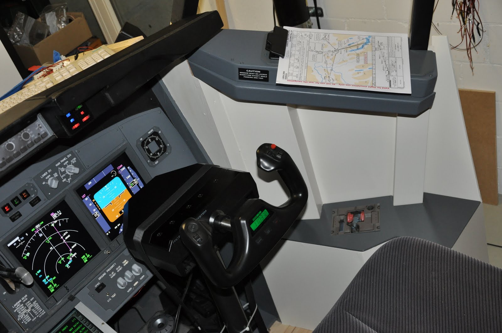 B737-800NG Homecockpit / 1:1 Scale > P3D v3.3: Cockpitshell Part IV ...