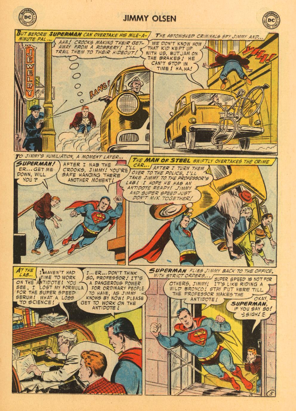 Read online Superman's Pal Jimmy Olsen comic - Issue #15
