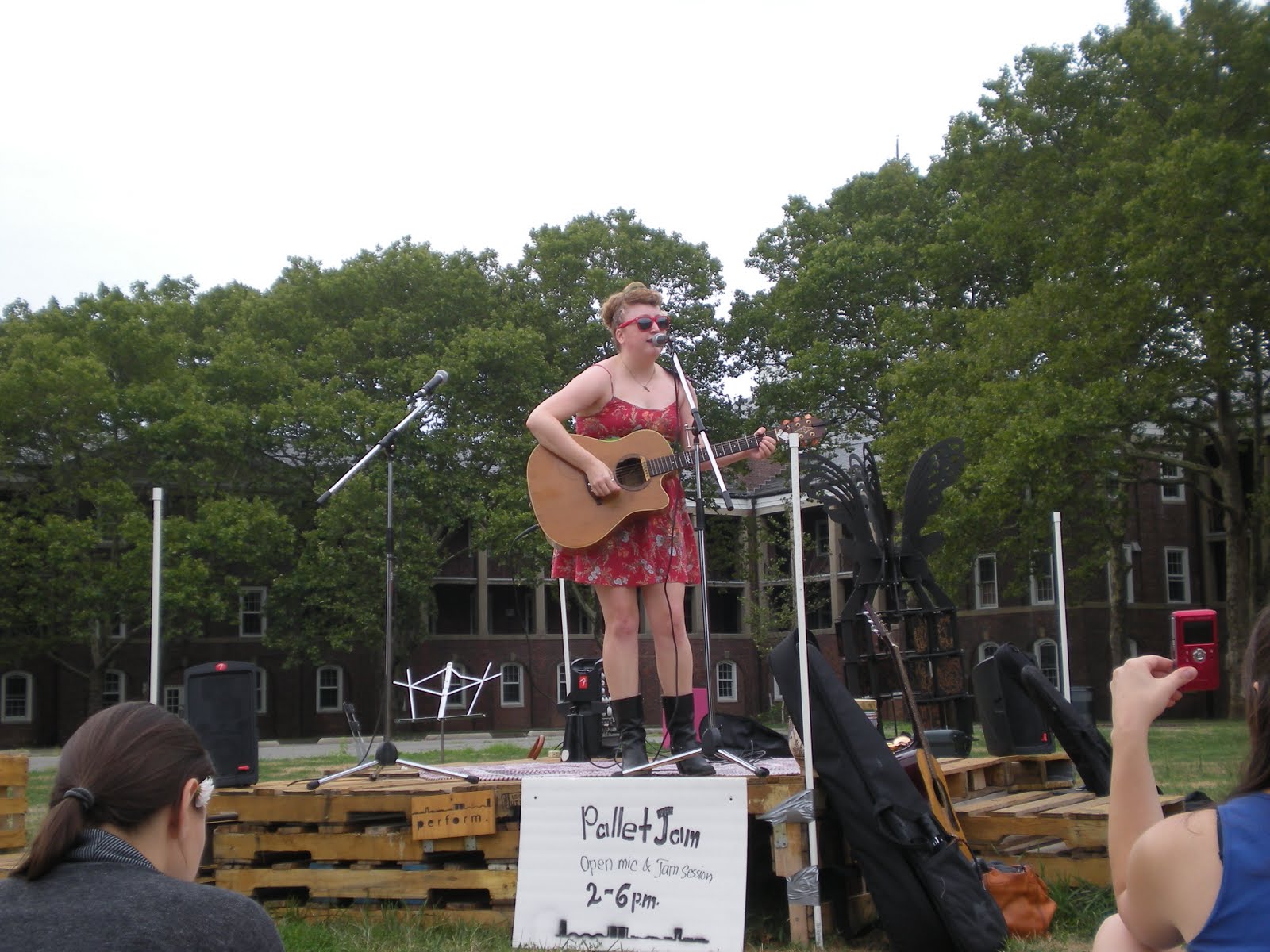 Pallet City: Photos from "Pallet Jam" Art Reception and Open Mic ...