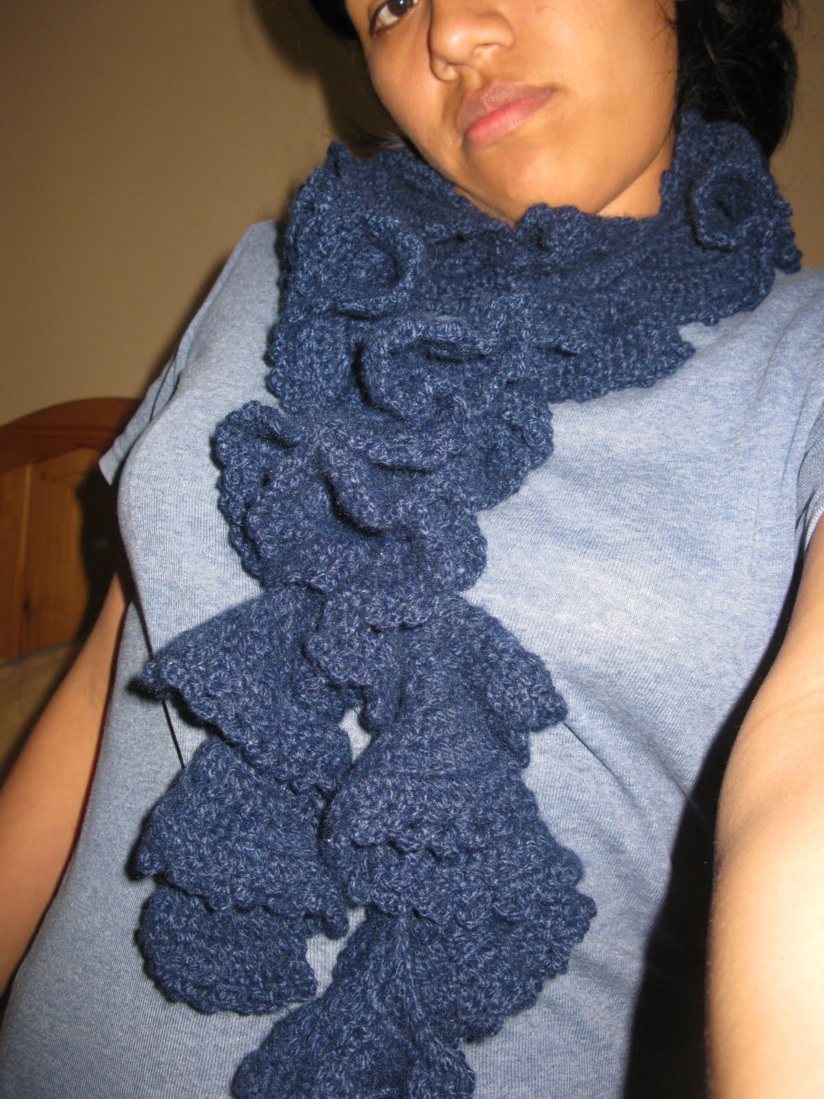 Mis Trabajos: Chalina azul