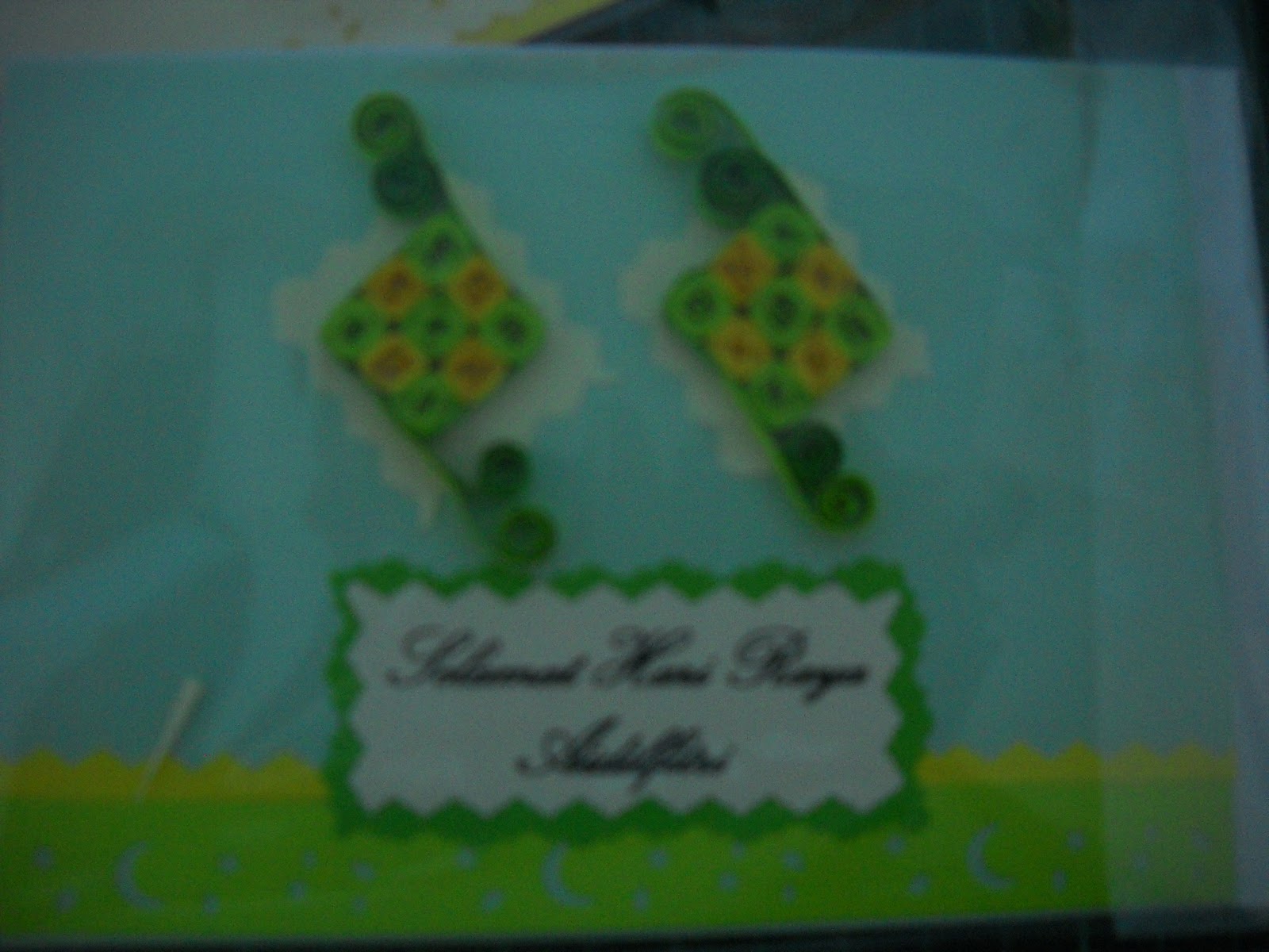 Lovelyrose: Kad Raya bunga,ketupat dan pelita...