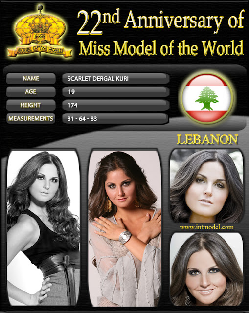 Miss Model Of The World Lebanon 2010 ~ Lebanese Pageant