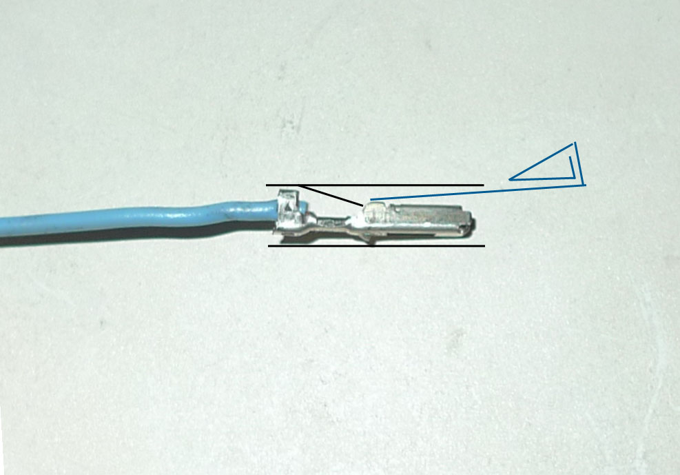 Honda CIVIC EG6: OBD1 ECU Plug - Pin Removal