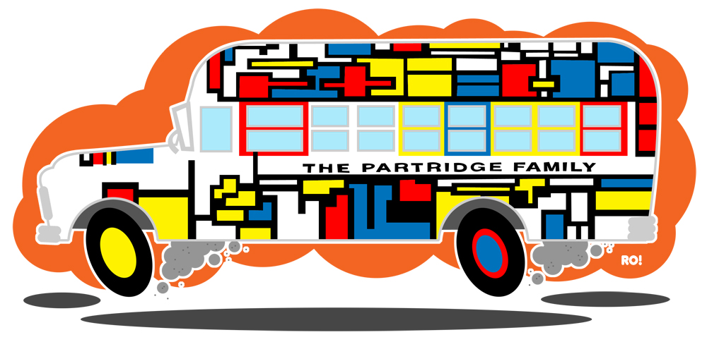 Lair of the Dork Horde: CARZ! - Partridge Family Bus!