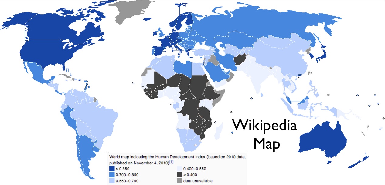 The Human Development Index in Africa and Across the World - GeoCurrents