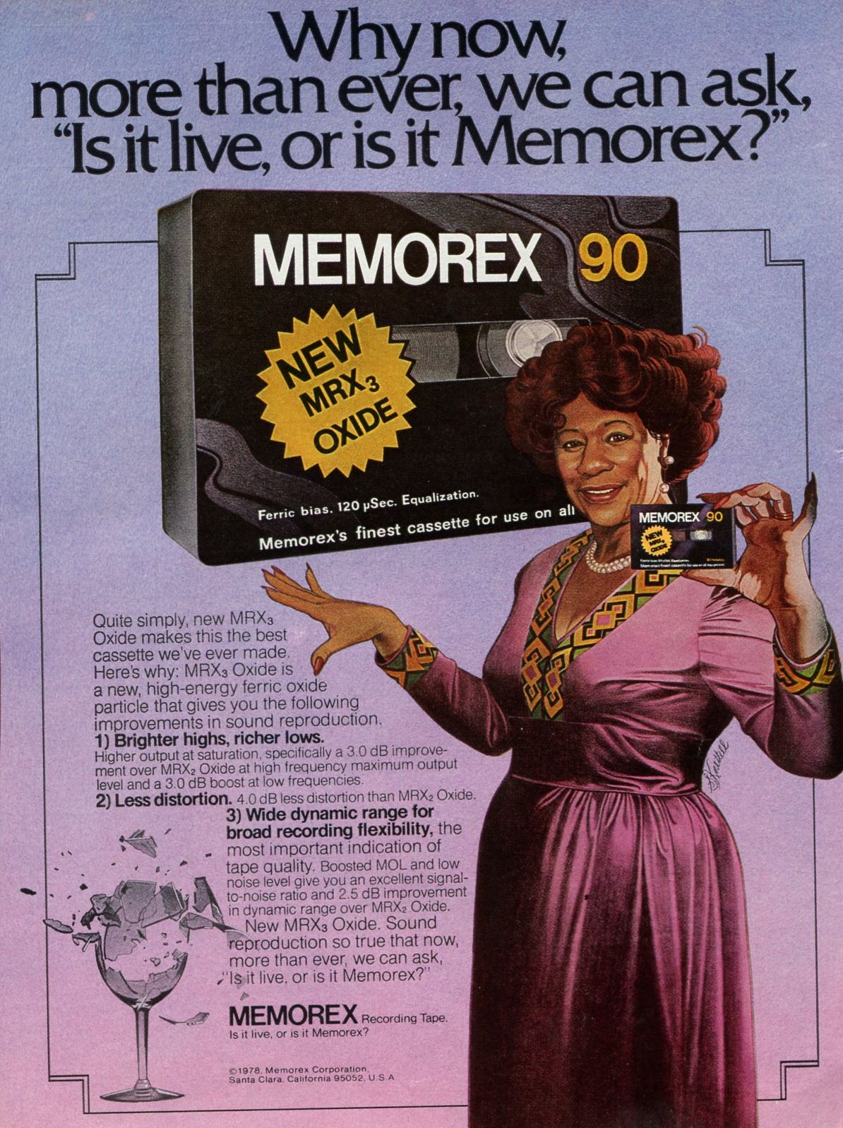 The Image Capsule: Memorex Ad 1978
