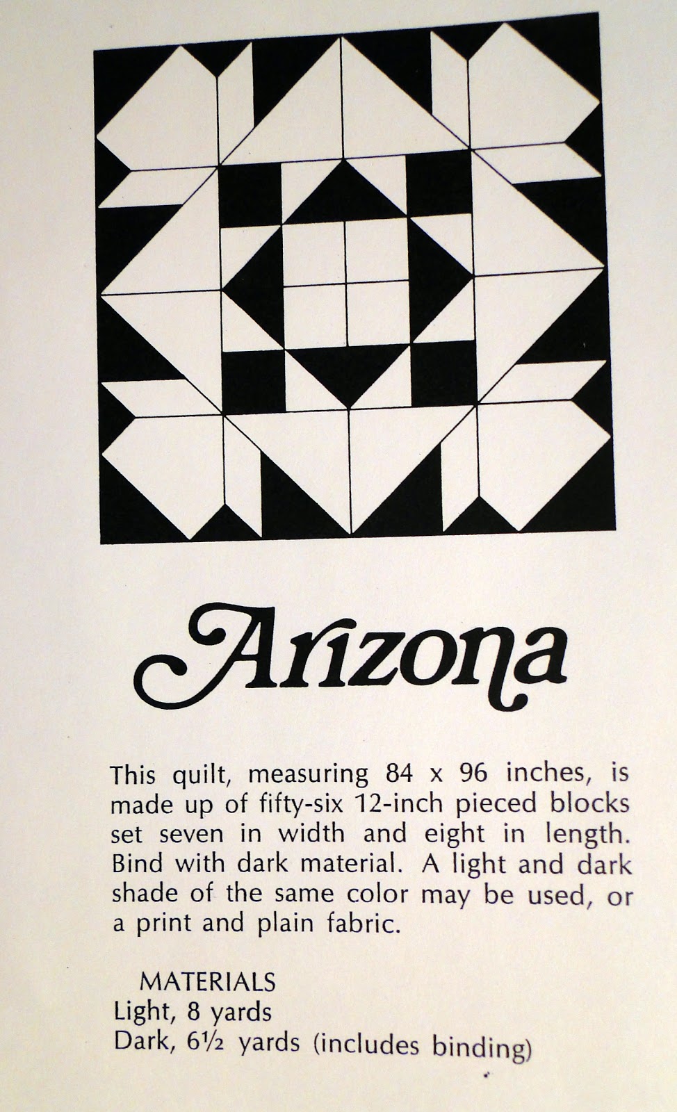A Little Bit of British from Across The Pond: #3 Arizona Quilt Square