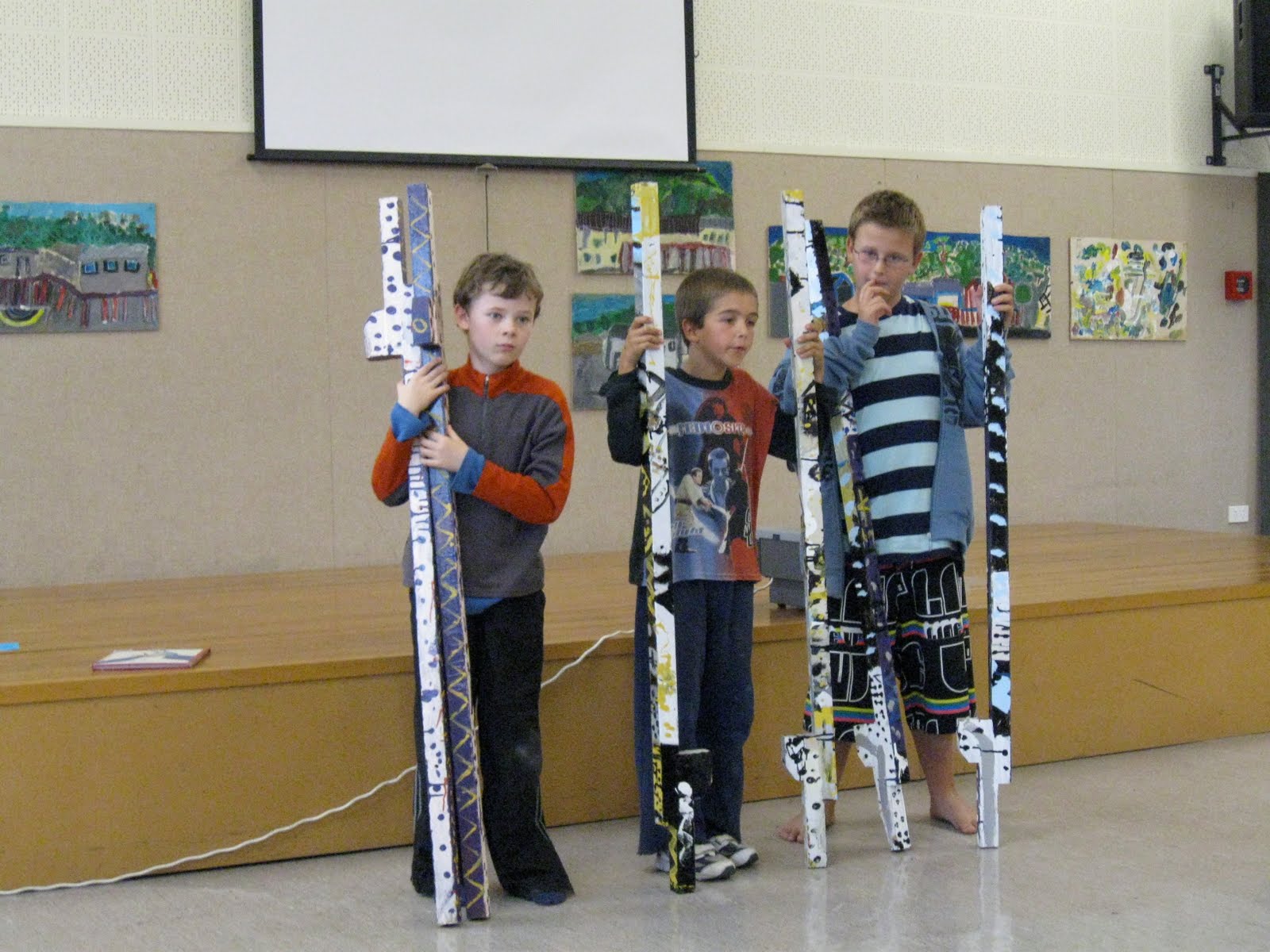 St Vincent Explorers!: School stilts